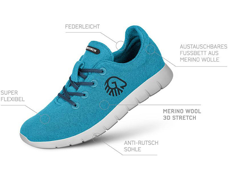 Giesswein Merino Runners Damen anthrazit - Frühwald Heilbehelfe